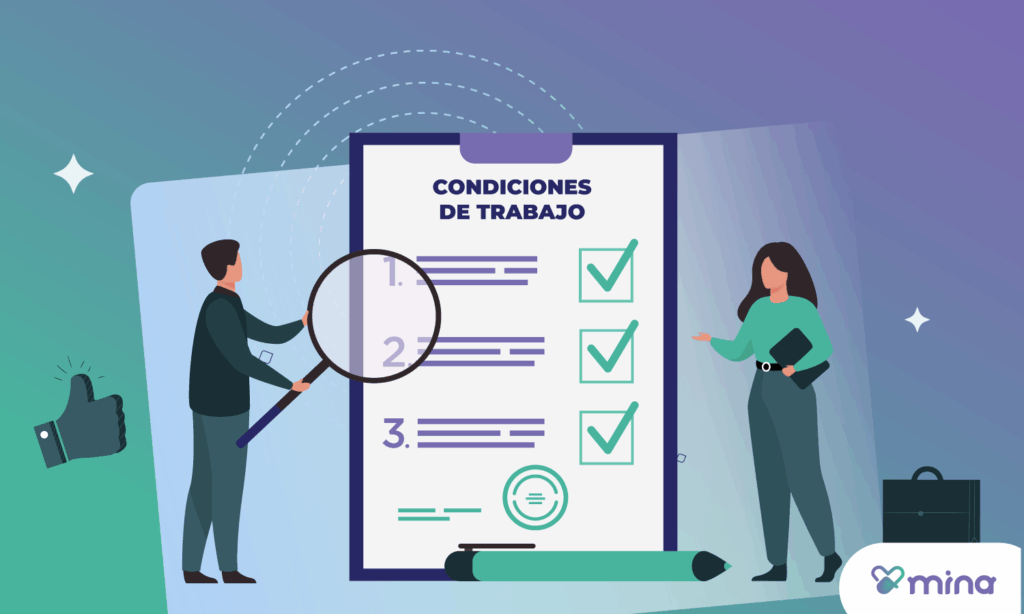 4 elementos esenciales de las condiciones generales de trabajo - Somos mina